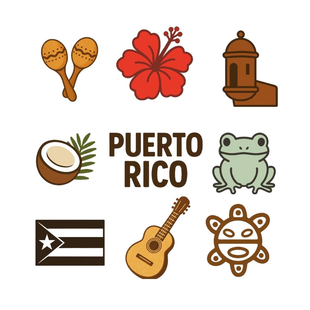 Puerto Rico SVG Bundle: Boricua Latina Clip Art (digital Download) - Etsy