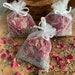 Lavender and Rose Sachet - Amethyst and Rose Quartz Crystals ...