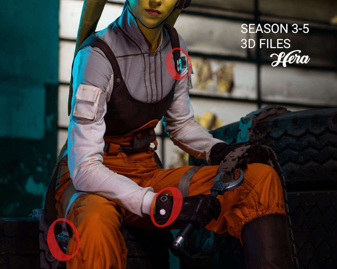 Hera Syndulla Rebels Season3-5 - 3D MODELS - Etsy