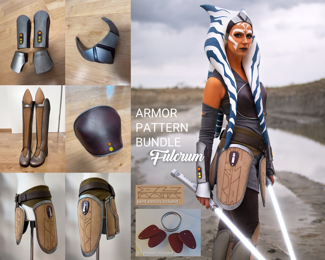 Ahsoka Rebels Fulcrum Inspired Armor Foam Pattern - Etsy