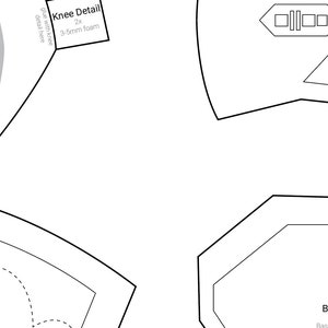 Ahsoka Clone Wars S7 Inspired Armor Foam Pattern - Etsy UK