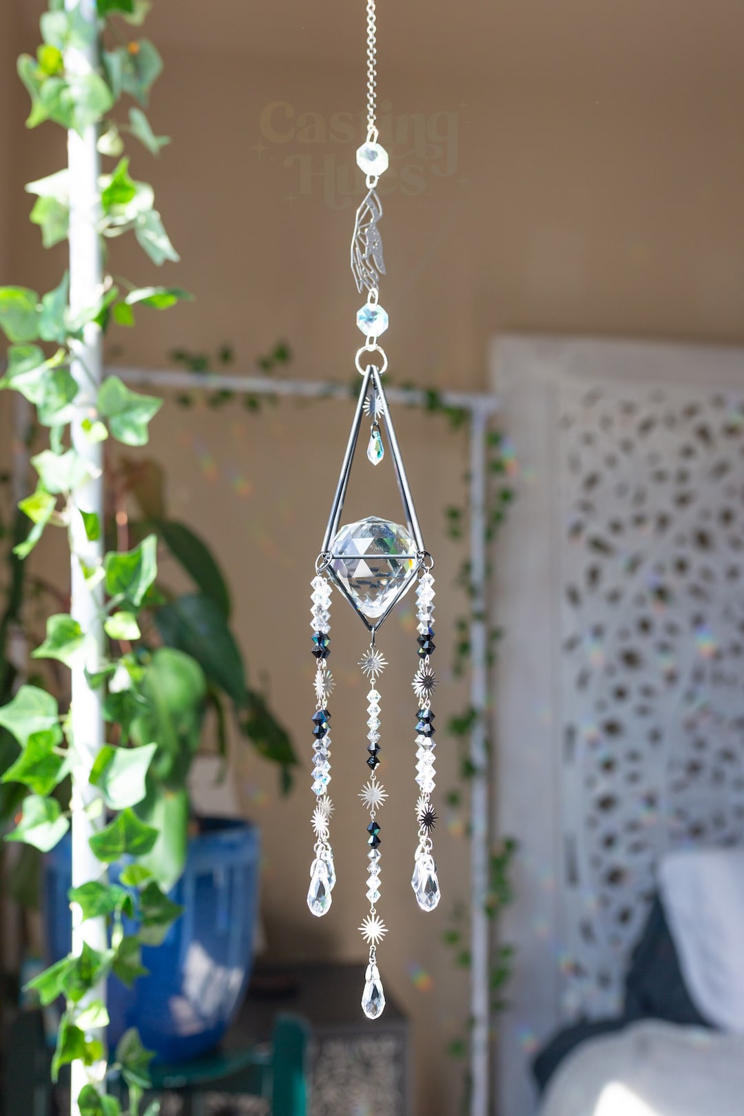 Whimsigoth Prism Suncatcher | Gothic Home Decor | Unique Window Art ...