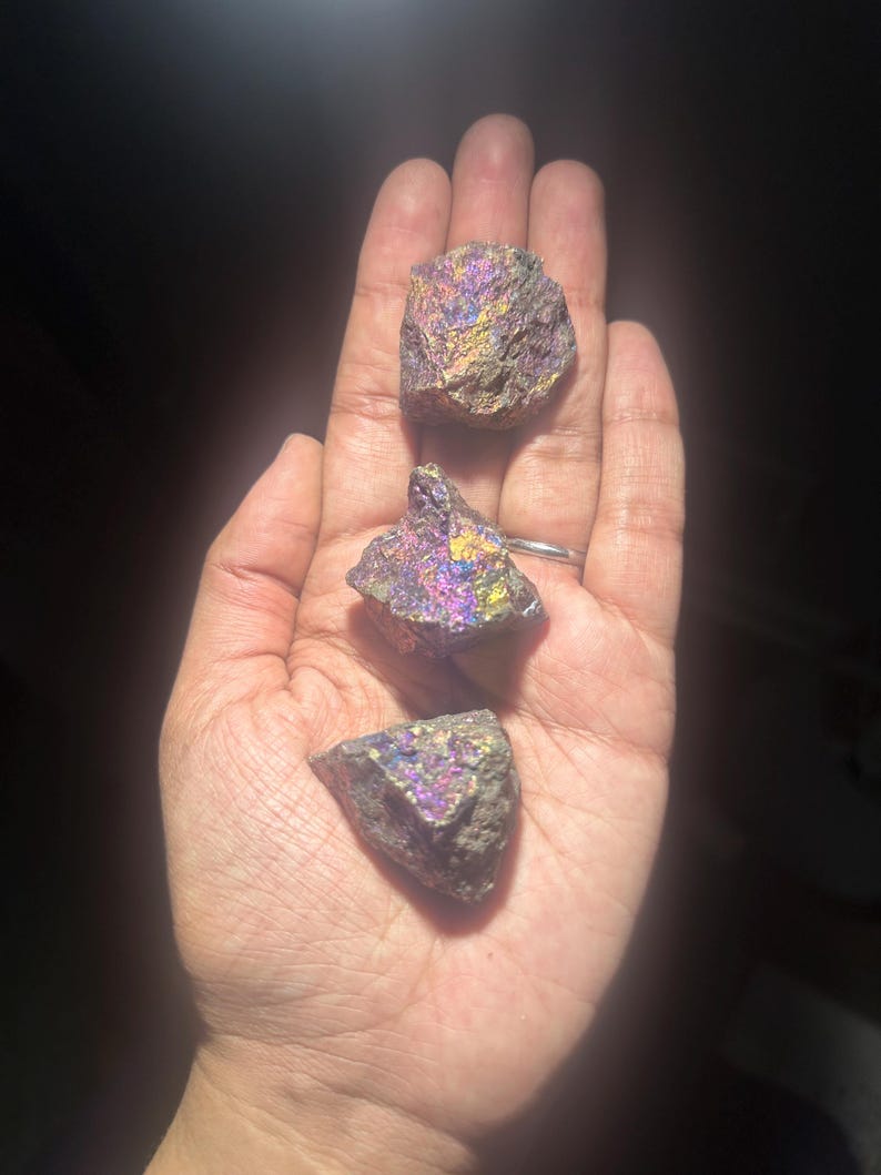 Peacock Ore, Rough Cut, Natural Crystal, Crystal Healing, Love Stone ...