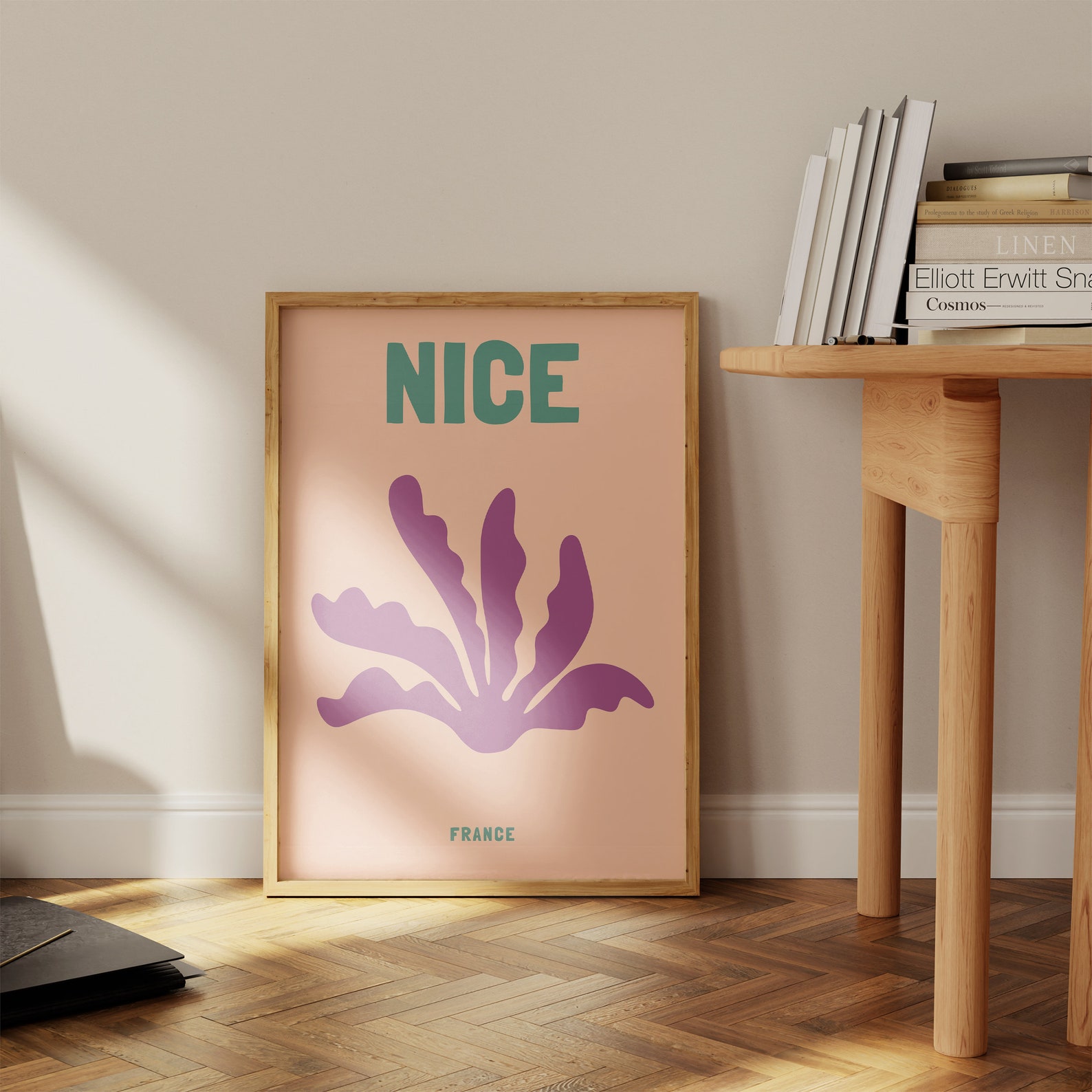 Famous Travel Places Nice France Print Trendy Preppy Room - Etsy