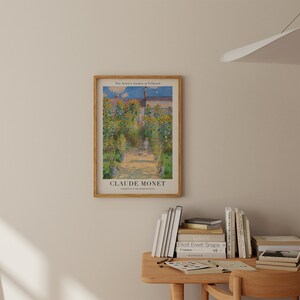 Claude Monet Wall Art Famous Painting Exhibition Museum Poster Art ...