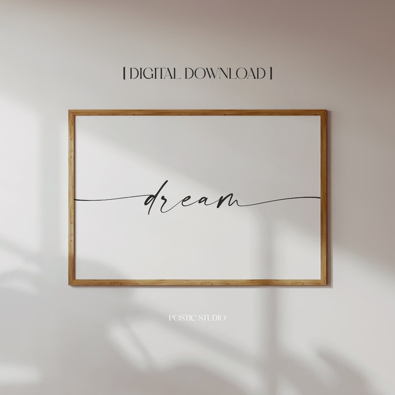 Dream Wall Art - Etsy