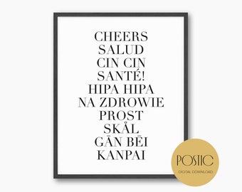 Cheers Poster Print | Etsy