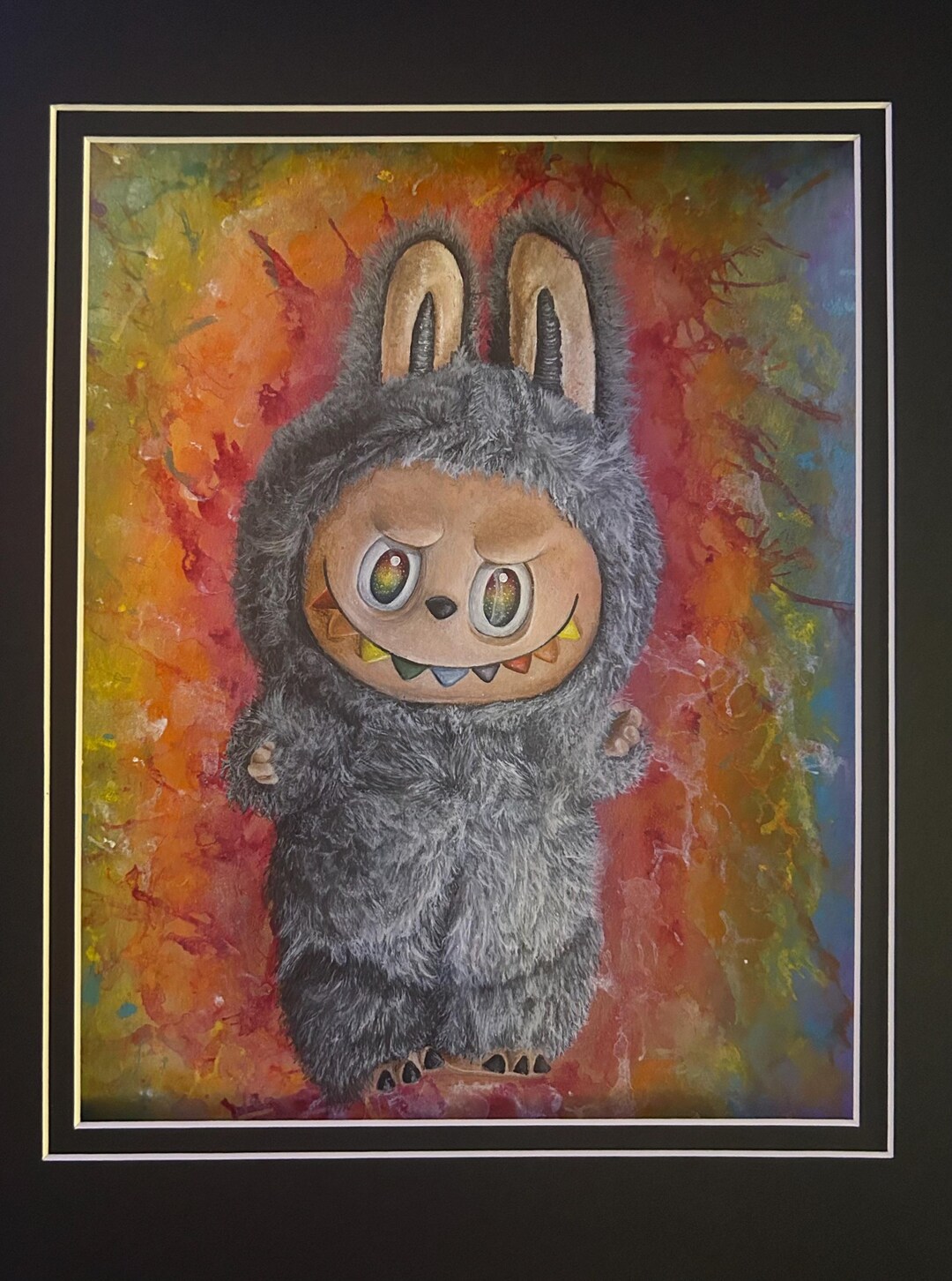 ID Labubu Acrylic Painting Print PREORDER - Etsy