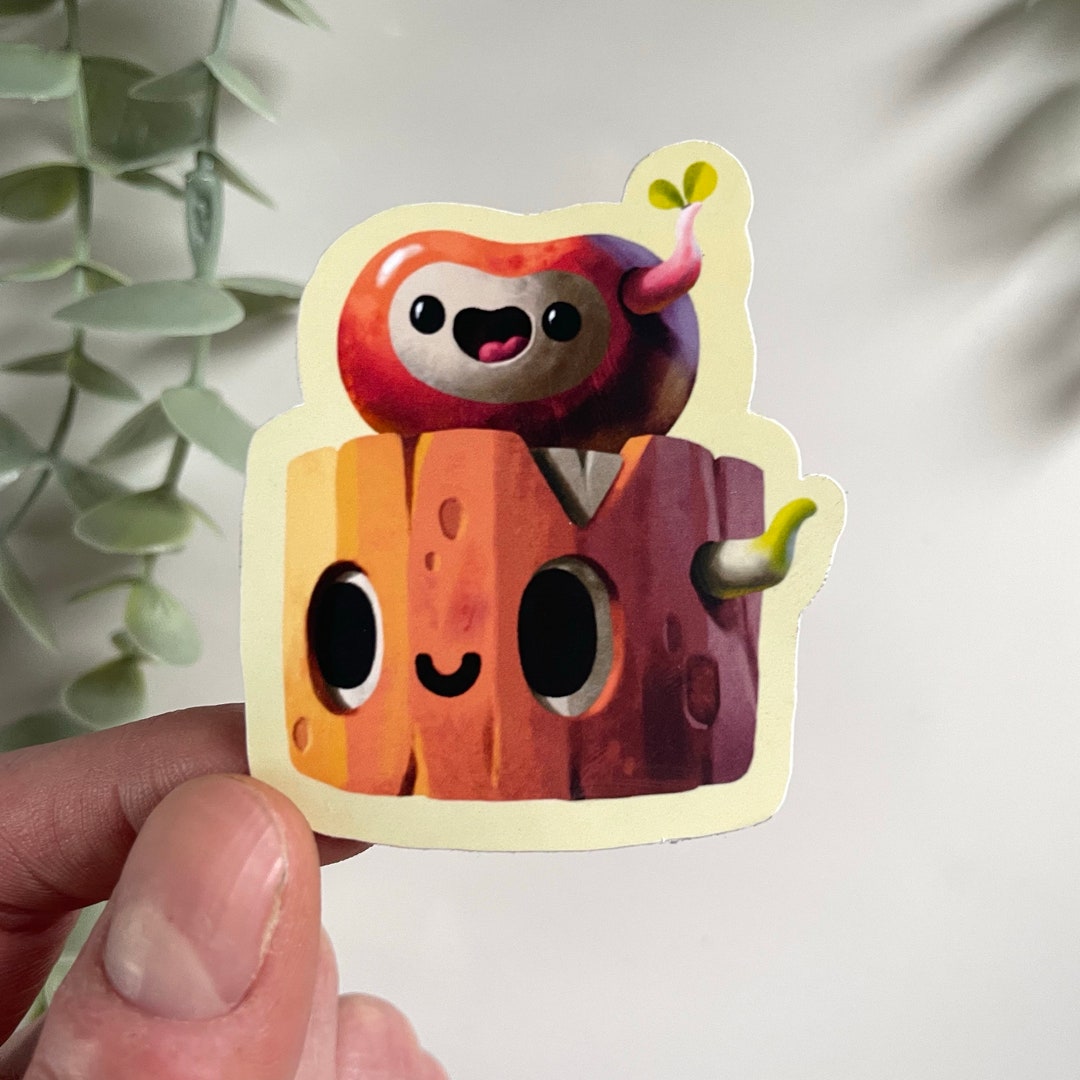 Kuto & Wah Sticker Cute Tree Vinyl Sticker - Etsy