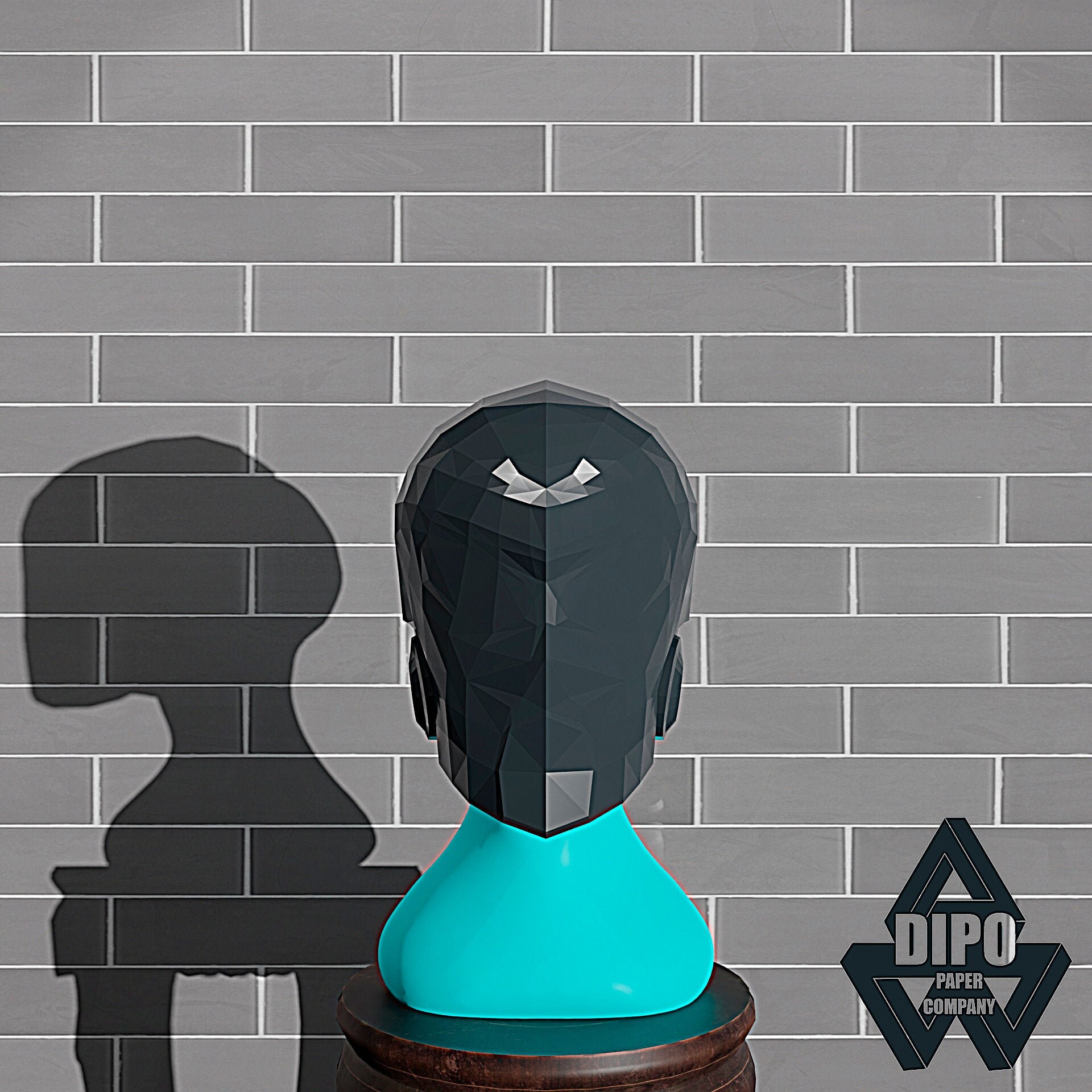 Warden mask papercraftDIY low poly MaskTemplateLow Poly | Etsy