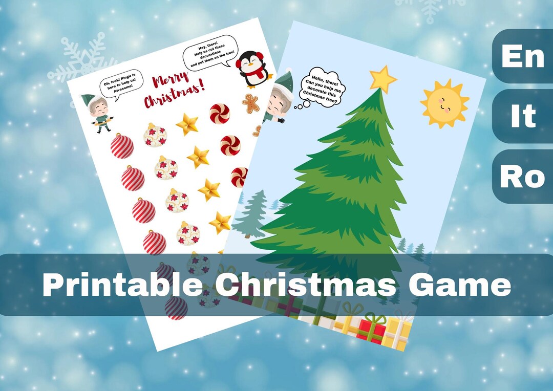 Christmas Busy Sheet Printable Download, Christmas Busy Binder, Toddler ...