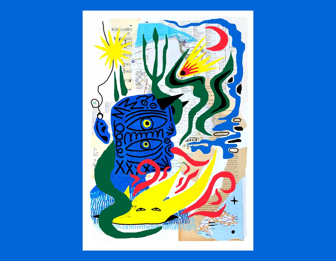 Poster A2: Devil Rafael X Lenny Mathé - Etsy