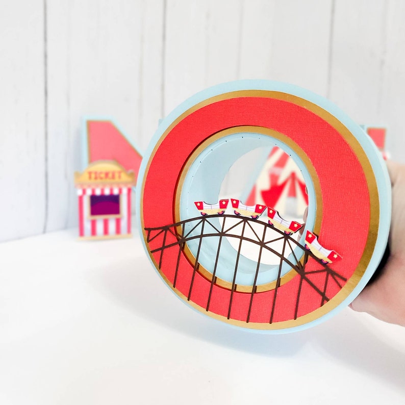 Circus 3D Letters Magical Birthday Fun Party Decorations - Etsy