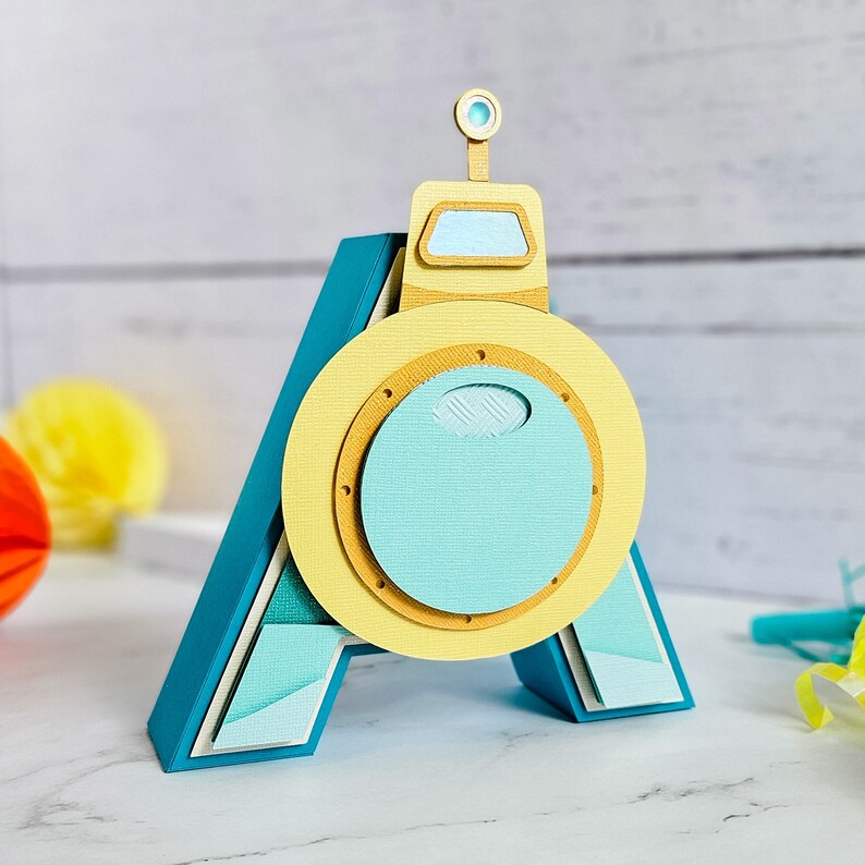 Yellow Submarine 3d Letters, Underwater Adventure, Fun Party ...