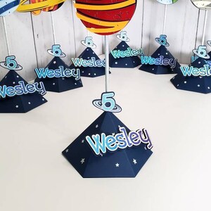 Solar System Centerpieces Planet Birthday Spaceship Party - Etsy