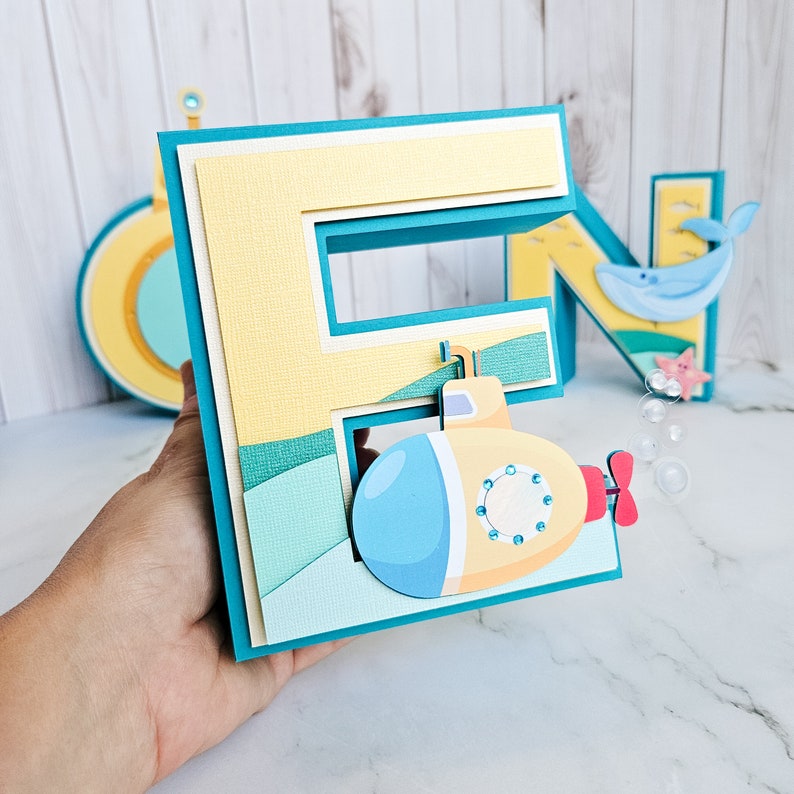 Yellow Submarine 3d Letters, Underwater Adventure, Fun Party ...