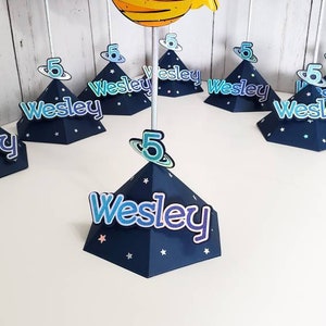 Solar System Centerpieces Planet Birthday Spaceship Party - Etsy