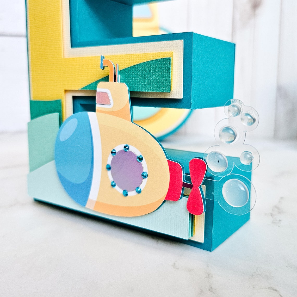 Yellow Submarine 3d Letters, Underwater Adventure, Fun Party ...