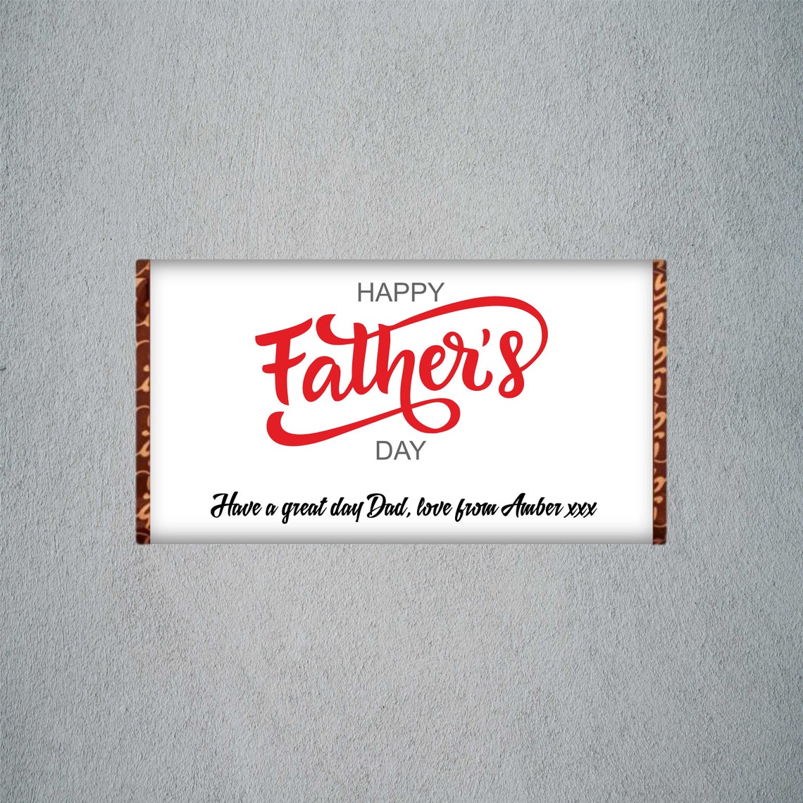 Make Your Own Personalised Chocolate Bar | Wrapper Only , - Etsy UK