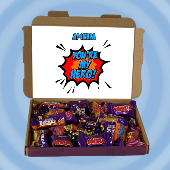 Cadbury's Heroes Gift Box Chocolate Box Personalised - Etsy UK
