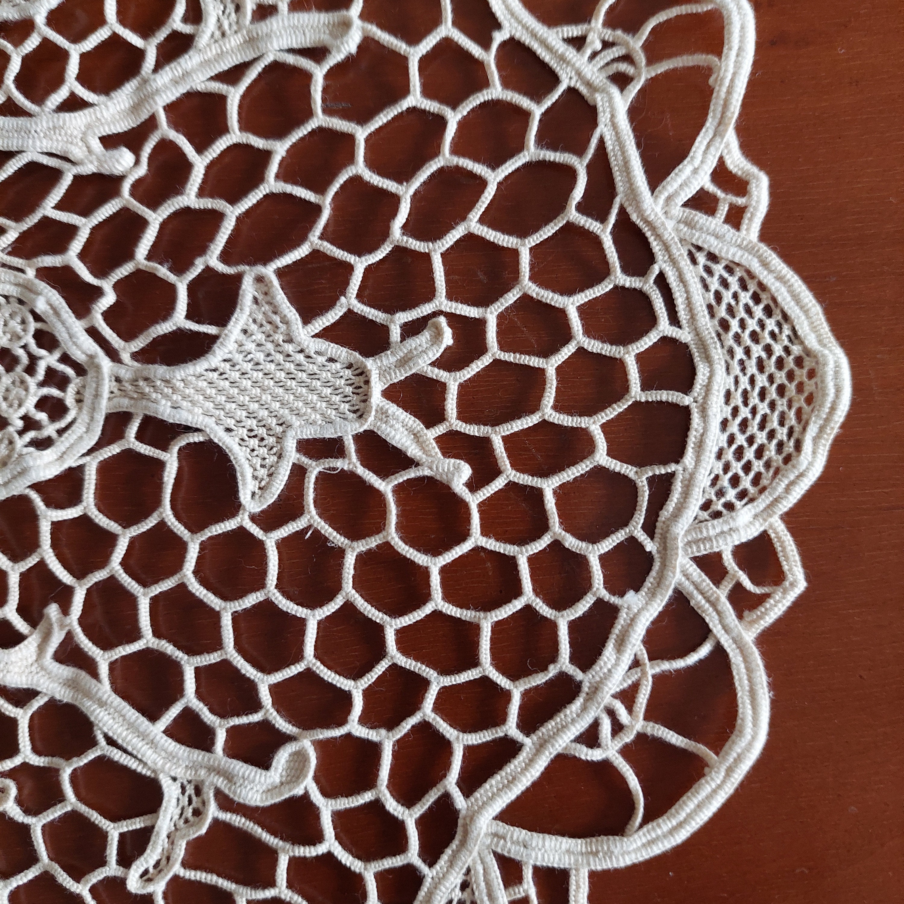 Antique Doily Handmade Crafts Intricate Needlework Lace Small Oval ...