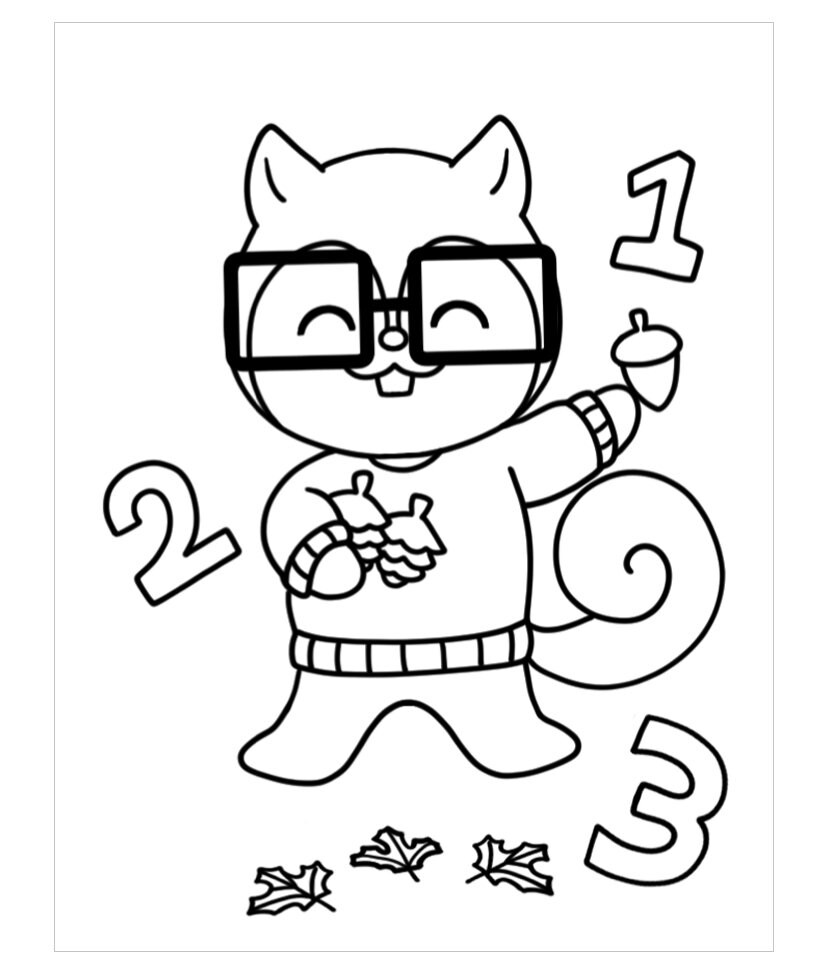 Páginas para colorear para niños | Etsy