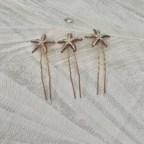 Starfish Hair Pin - Etsy