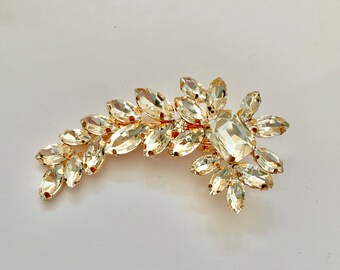 Diamond Snake Set of 2 Hair Clips, Gold, Silver, Wedding Hair ...