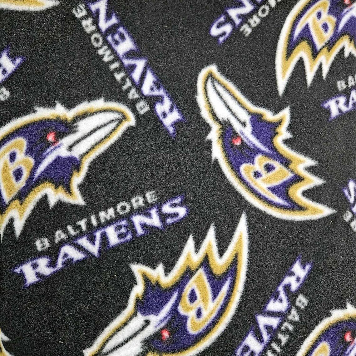 Baltimore Ravens NFL Custom Reversible Fleece Throw Blanket - Etsy