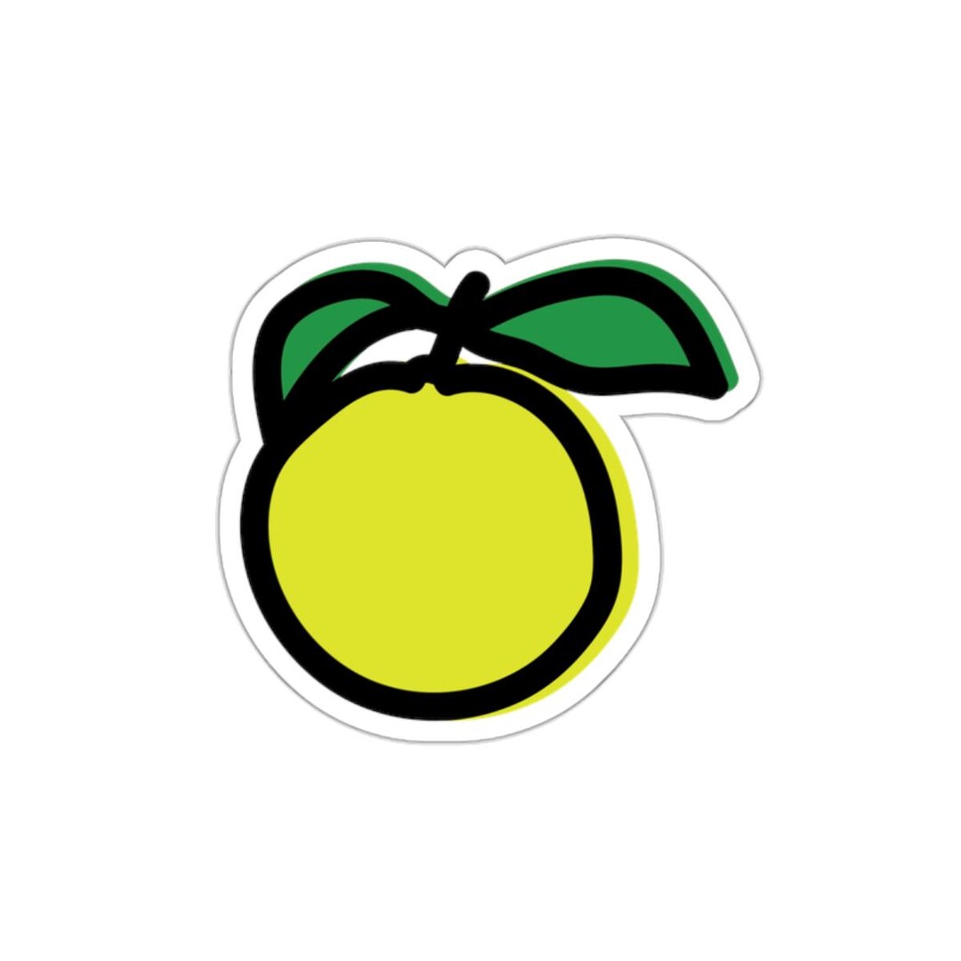 Chunky Lemon Die-cut Sticker Modern Pop Art Series - Etsy