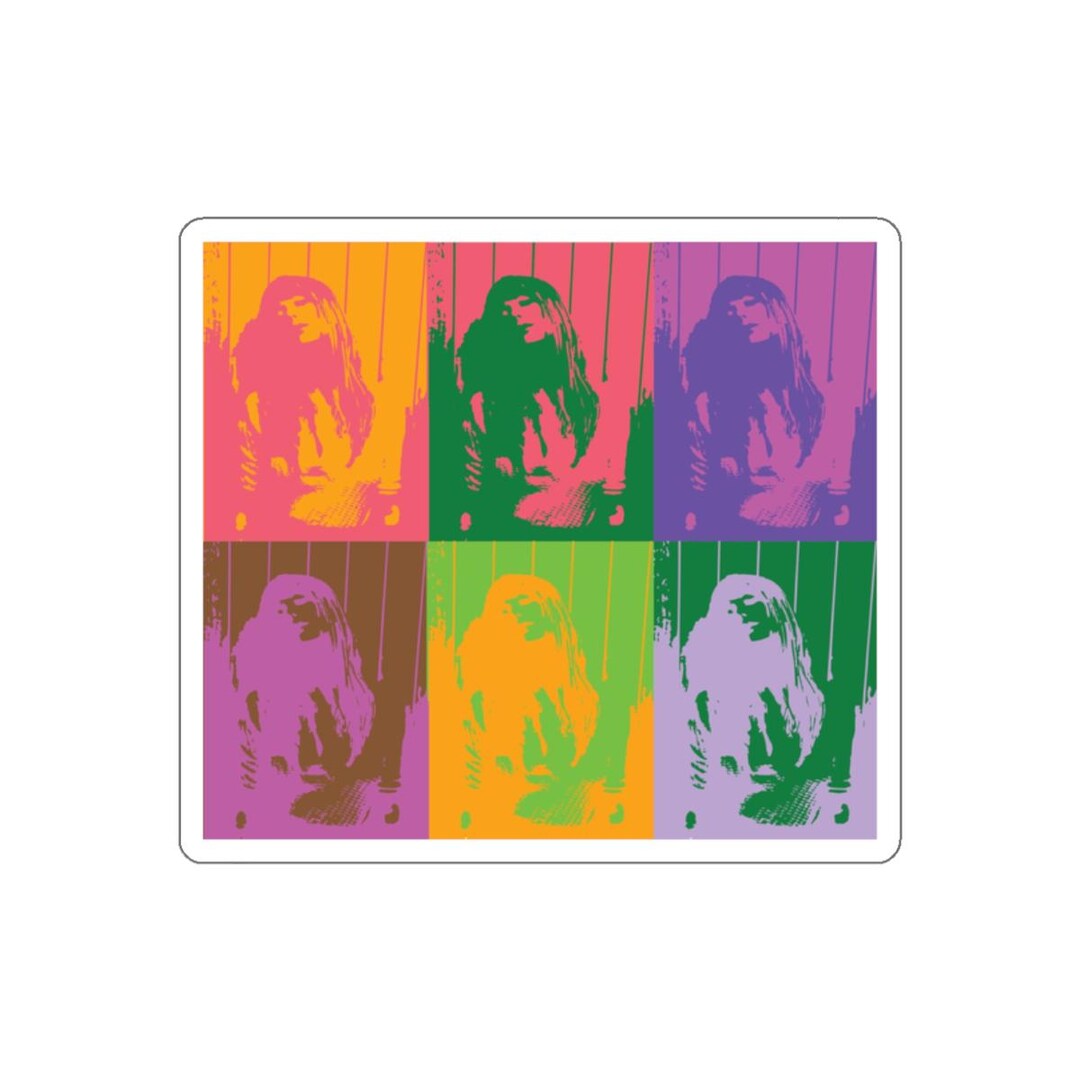 Pop Art Sticker: Andy Warhol Style Die-cut - Etsy