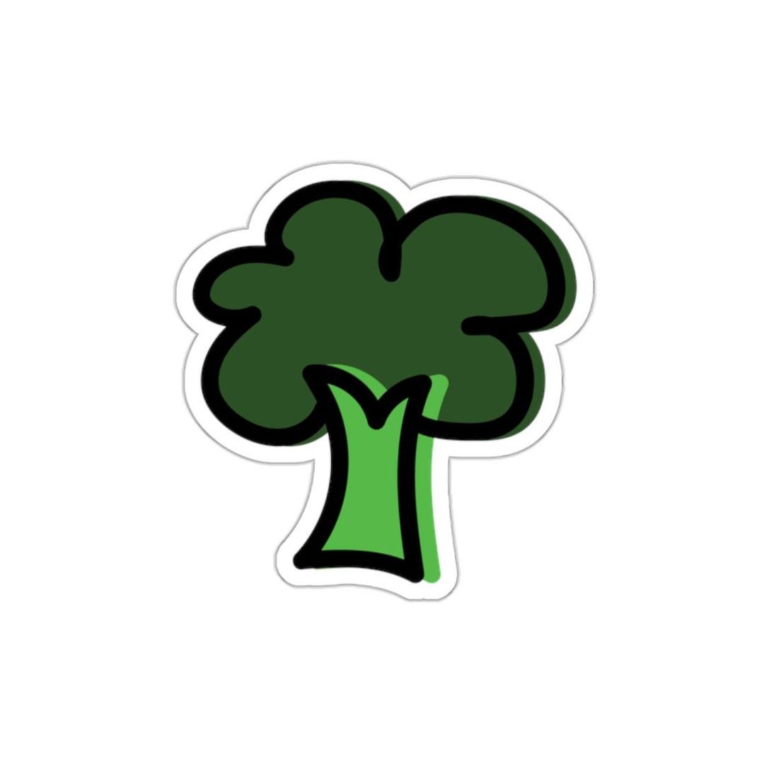 Chunky Broccoli Die-cut Sticker Modern Pop Art Series - Etsy