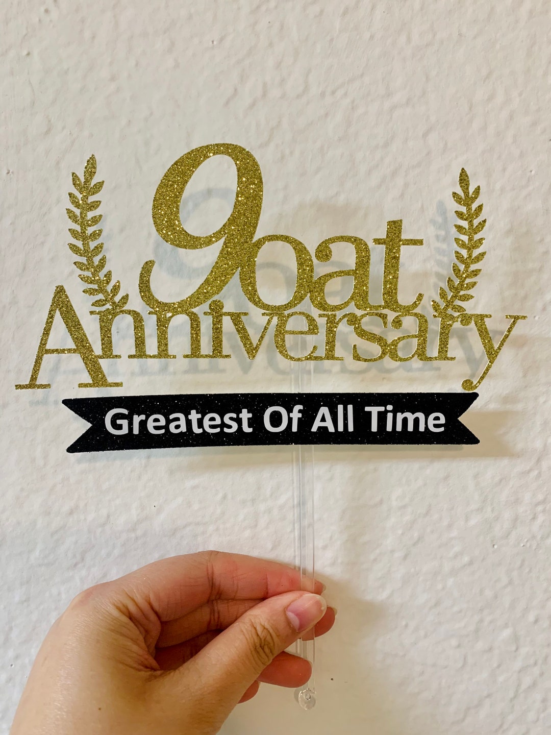 Celebration Topper / Anniversary Topper / Personalized Cake Topper - Etsy