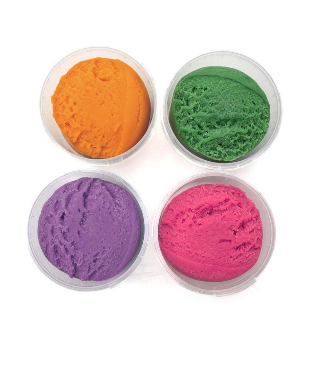 Organic Play Dough Colors Set of 4 Eco Play Dough Gift Ideas - Etsy