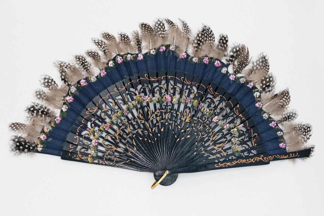 Abanico Pluma Ligera - Etsy España