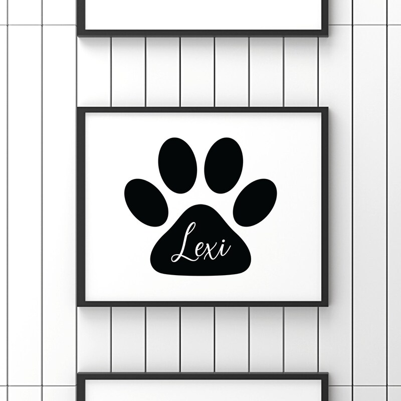 Paw Print Sign - Etsy