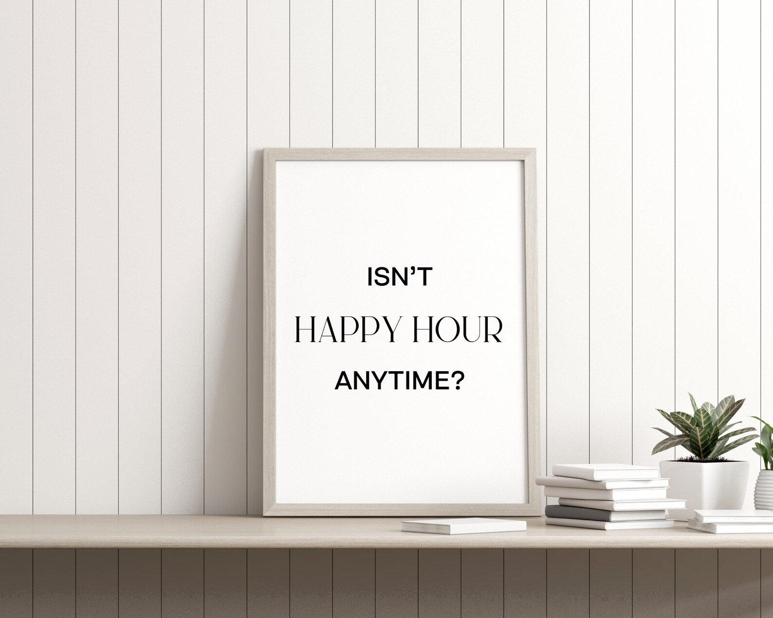 Isn't Happy Hour Anytime Printable, Funny Prints, Office Prints, Fun ...