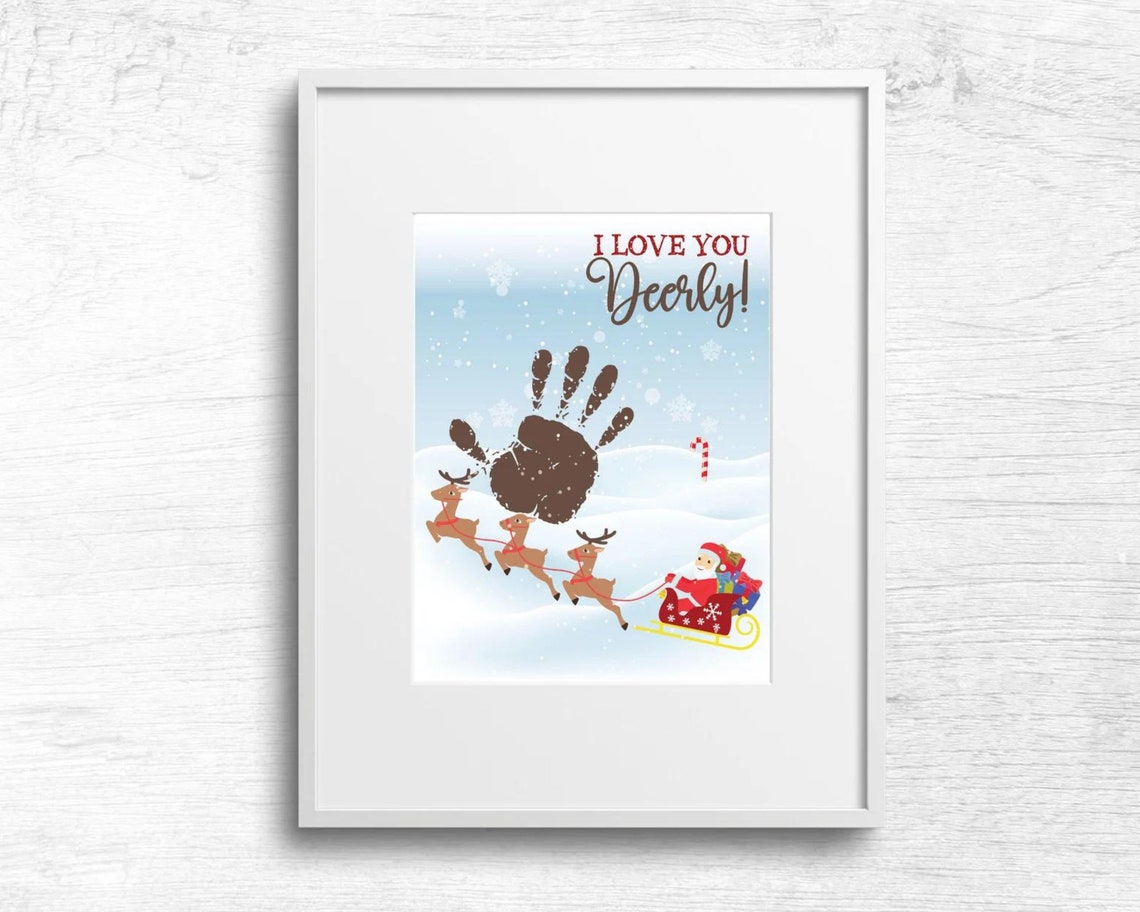 4 Holiday Bundle Handprints Footprints, Fall Handprint, Thanksgiving ...