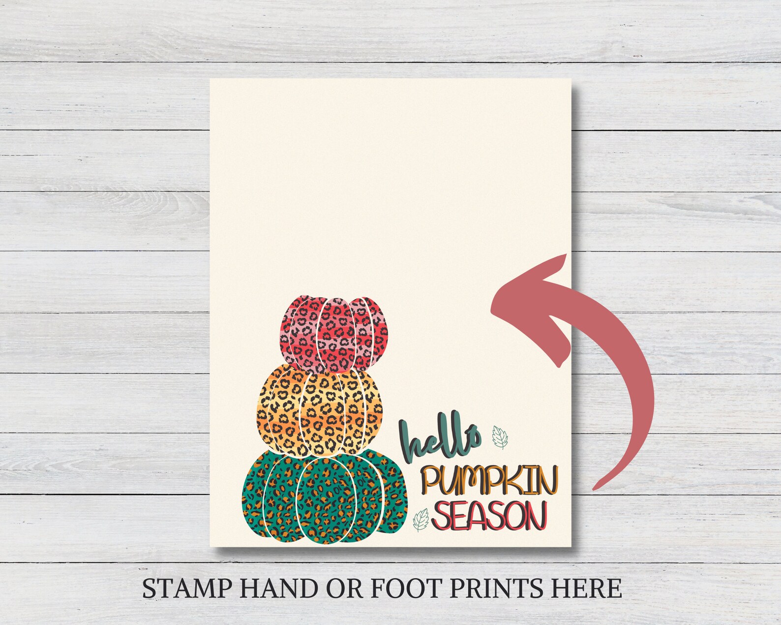 4 Holiday Bundle Handprints Footprints Fall Handprint - Etsy