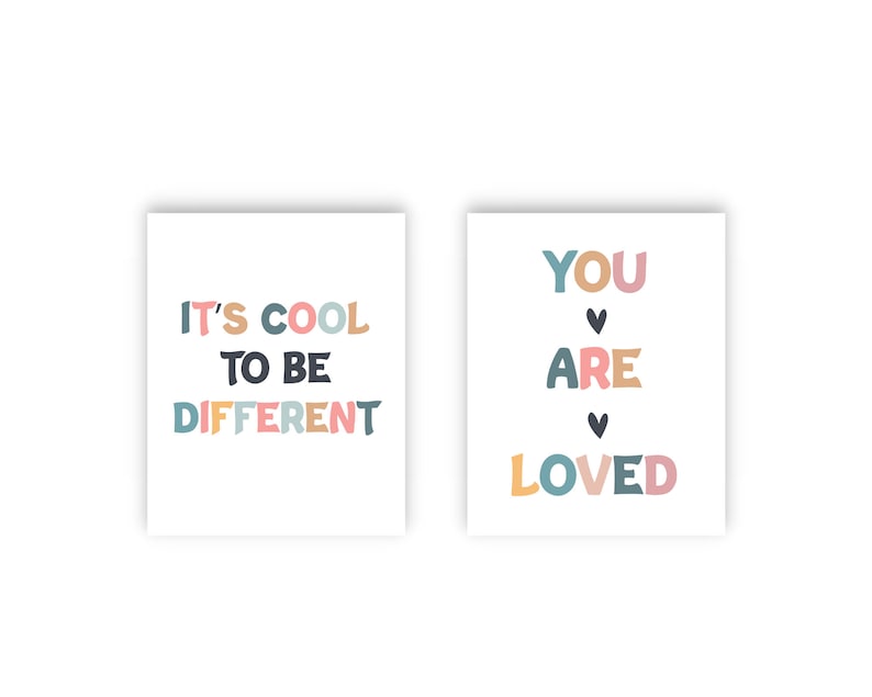 Inspirational Classroom Posters Good Vibes Messaging | Etsy