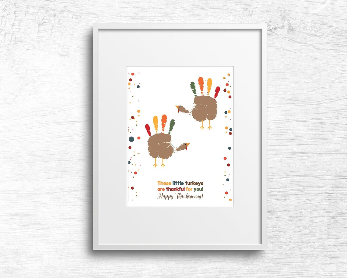 4 Holiday Bundle Handprints Footprints Fall Handprint - Etsy