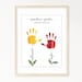 Custom Mothers Day Handprint Craft, Flower Handprint, Baby Toddler Kids ...