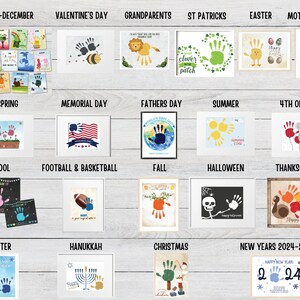 200+ Handprint Footprint Bundle, Baby Toddler Kids Art, Holiday ...