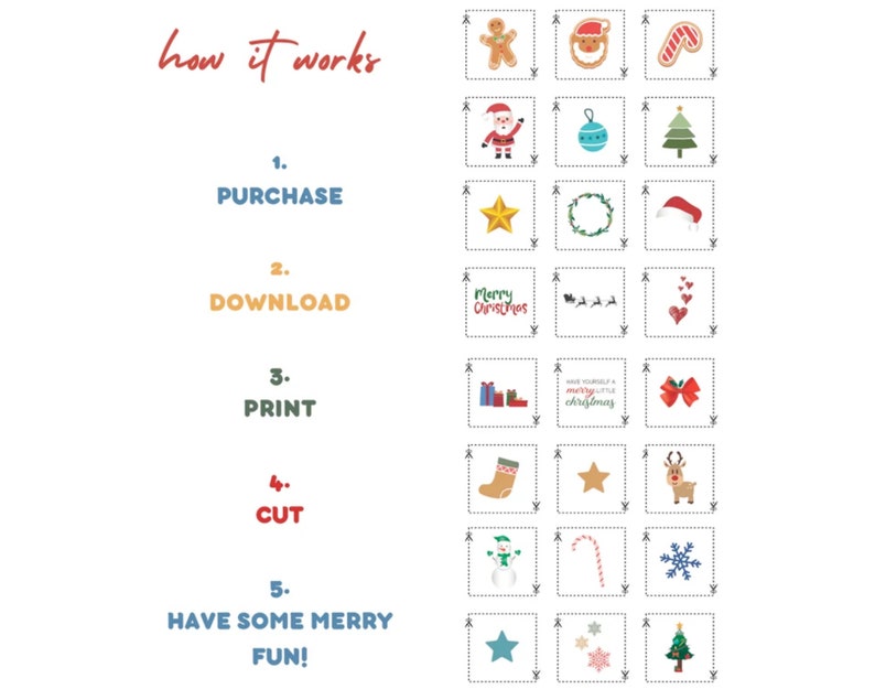 Christmas Kids Activity Bundle Package Merry Christmas Craft - Etsy