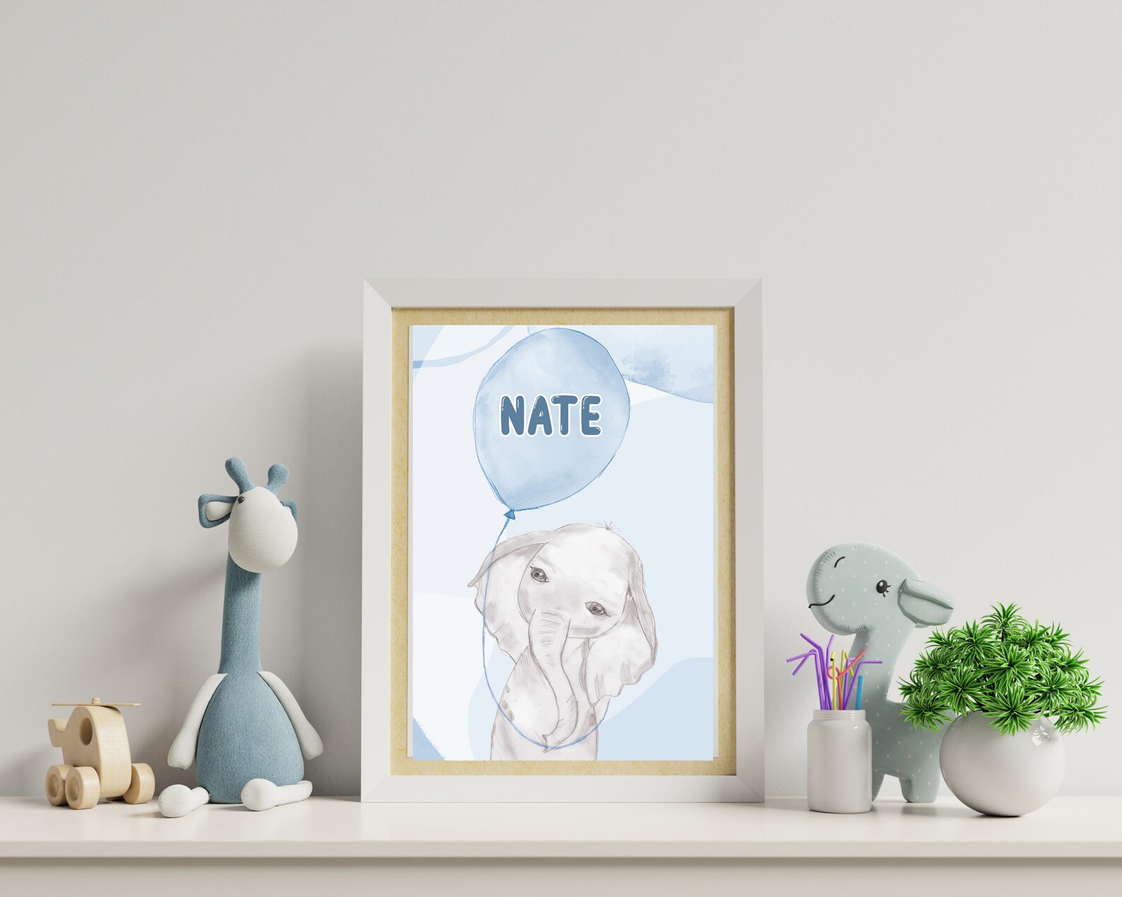 Personalized Baby Name Sign, Animal Nursery Decor, Personalized Baby ...
