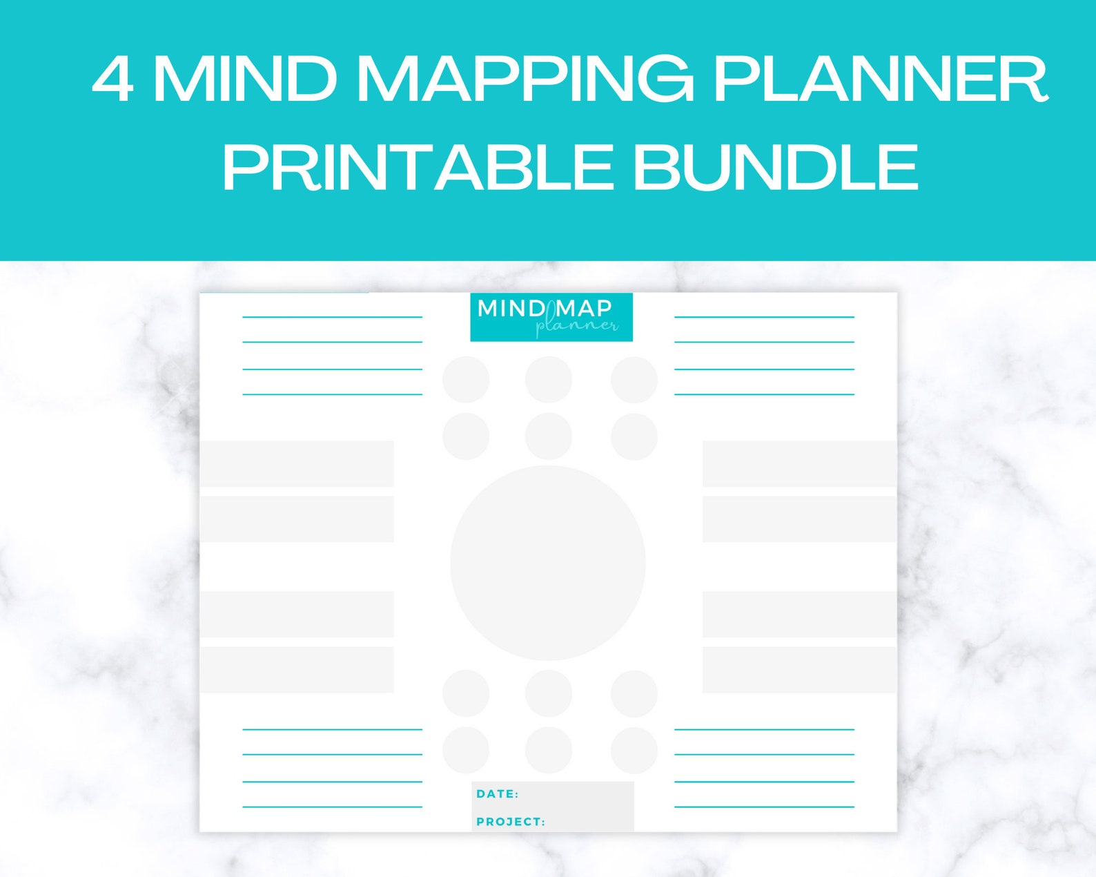 Printable Mind Mapping Planner Visual Planner Mind Map - Etsy