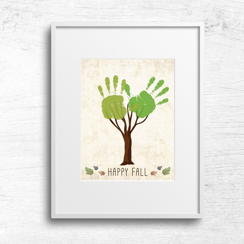 Handprint Tree - Etsy