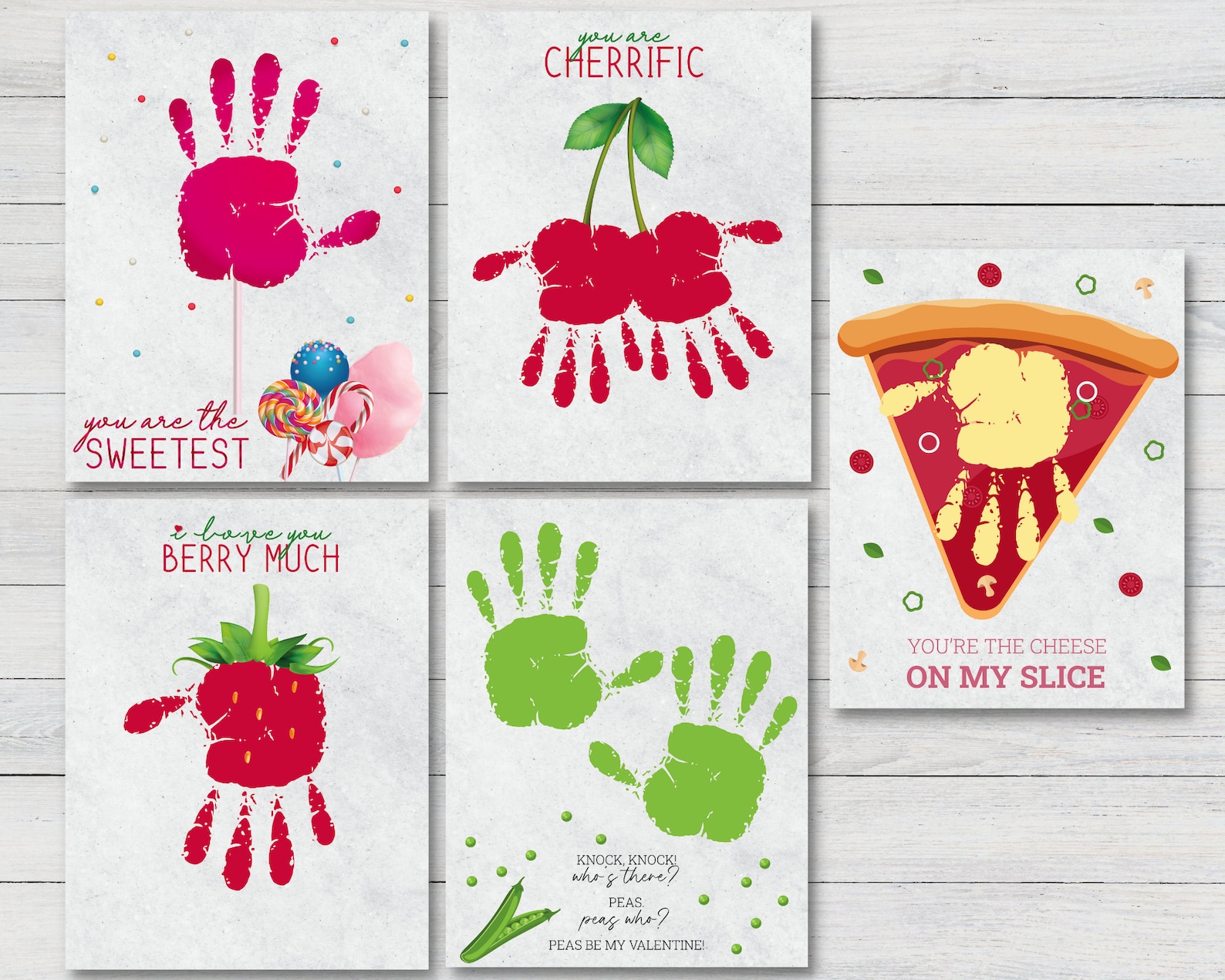 Set of 5 Bundle Handprints Footprints Baby Toddler Kids Art - Etsy