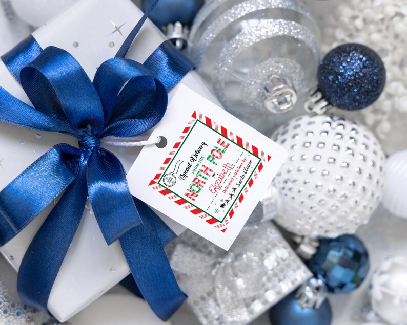 Personalized Christmas Gift Printable Stickers Labels From - Etsy