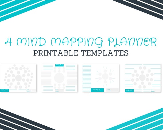 Printable Mind Mapping Planner Bundle Visual Planner Mind | Etsy
